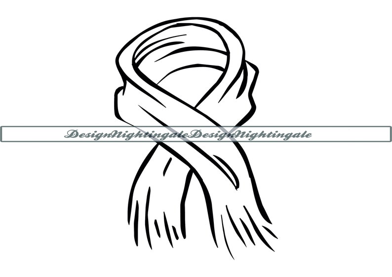 Scarf Outline SVG Scarf Svg Scarf Clipart Scarf Files for - Etsy
