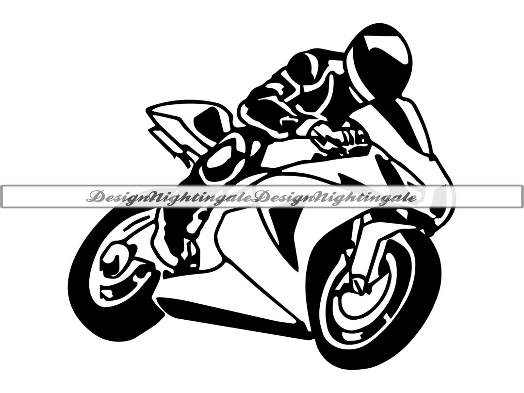 Motorcycle Racer SVG, Motorcycle Racing SVG, Motorcycle Racing Clipart ...