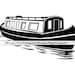 Narrowboat SVG, Canal Boat SVG, Narrowboat Clipart, Narrowboat Files ...