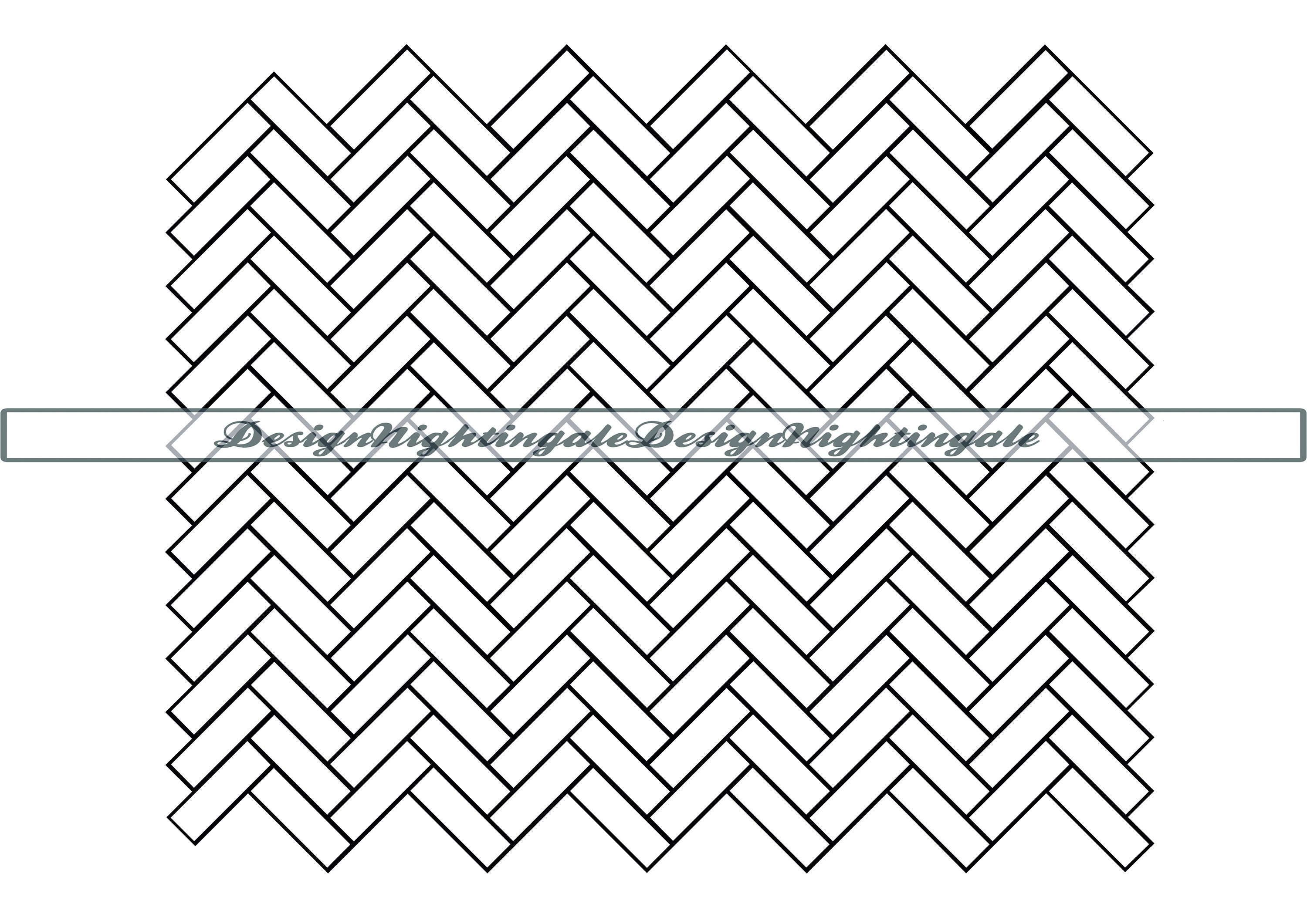 Herringbone Pattern SVG Seamless Herringbone Pattern Bricks - Etsy