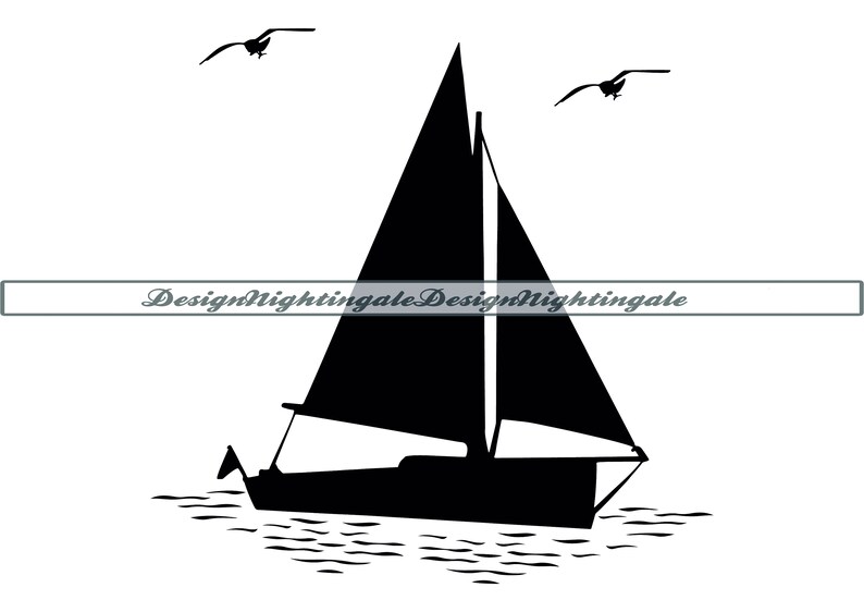 Zeilboot SVG, zeilen SVG, nautische SVG, zeilboot Clipart, zeilboot ...