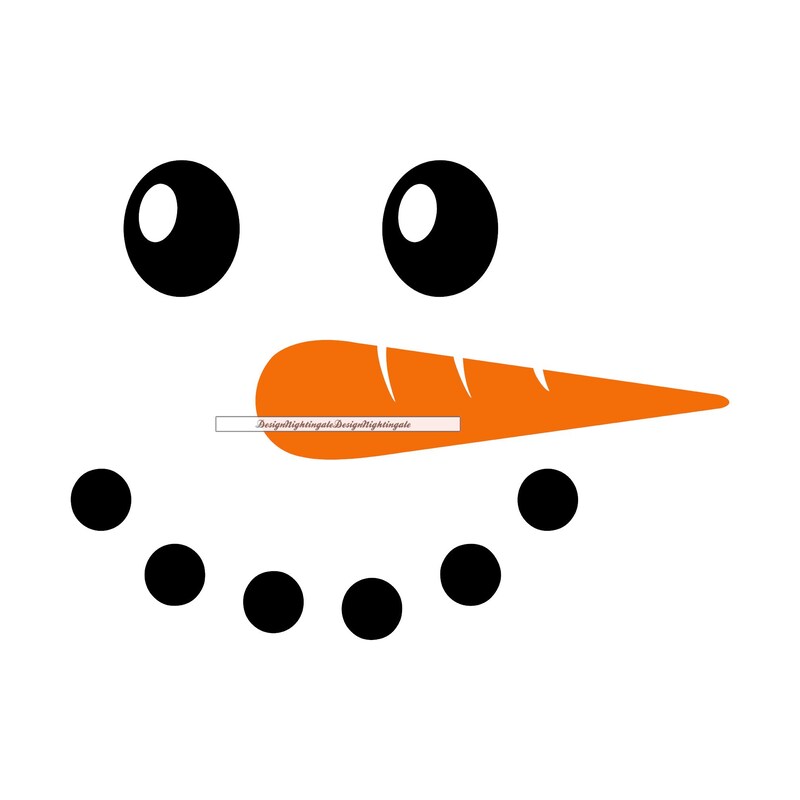 Snowman Eyes Clipart - Etsy