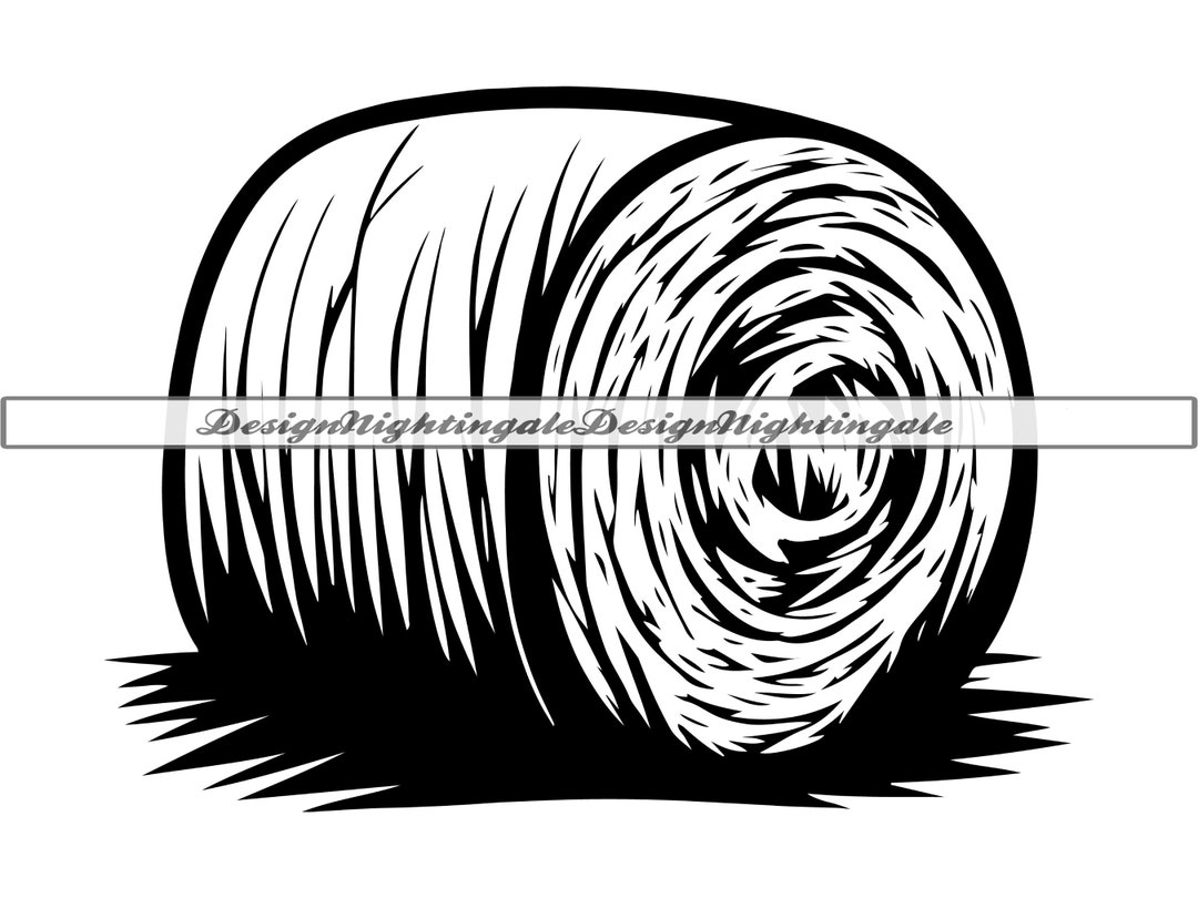 Hay Bale SVG, Hay SVG, Straw SVG, Farming Svg, Hay Clipart, Hay Files ...