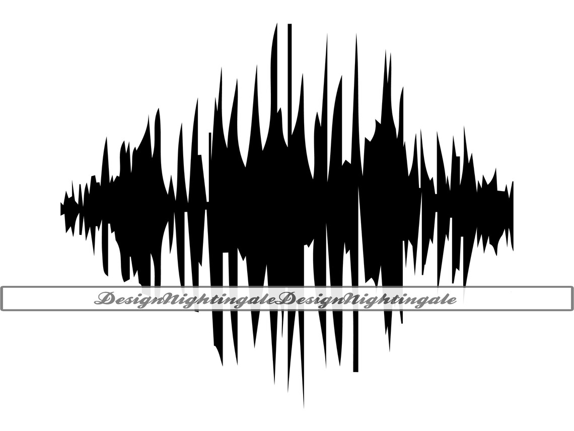 Sound Wave SVG Music Svg Voice Waves Svg Audio Frequency - Etsy