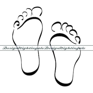 Footprint Outline SVG, Stylized Footprint SVG, Footprint Svg, Footprint ...