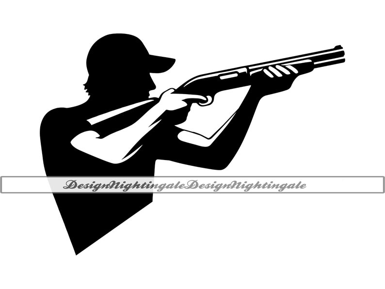Trap Shooting SVG, Skeet Shooting Clipart (digital Files) - Etsy