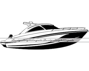 Speed Boat SVG #2, Yacht Svg, Motor Boat Svg, Speed Boat Clipart, Speed ...