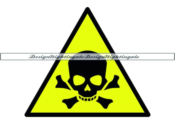 Toxic Sign SVG Posion Sign SVG Danger Sign SVG Clipart - Etsy Canada