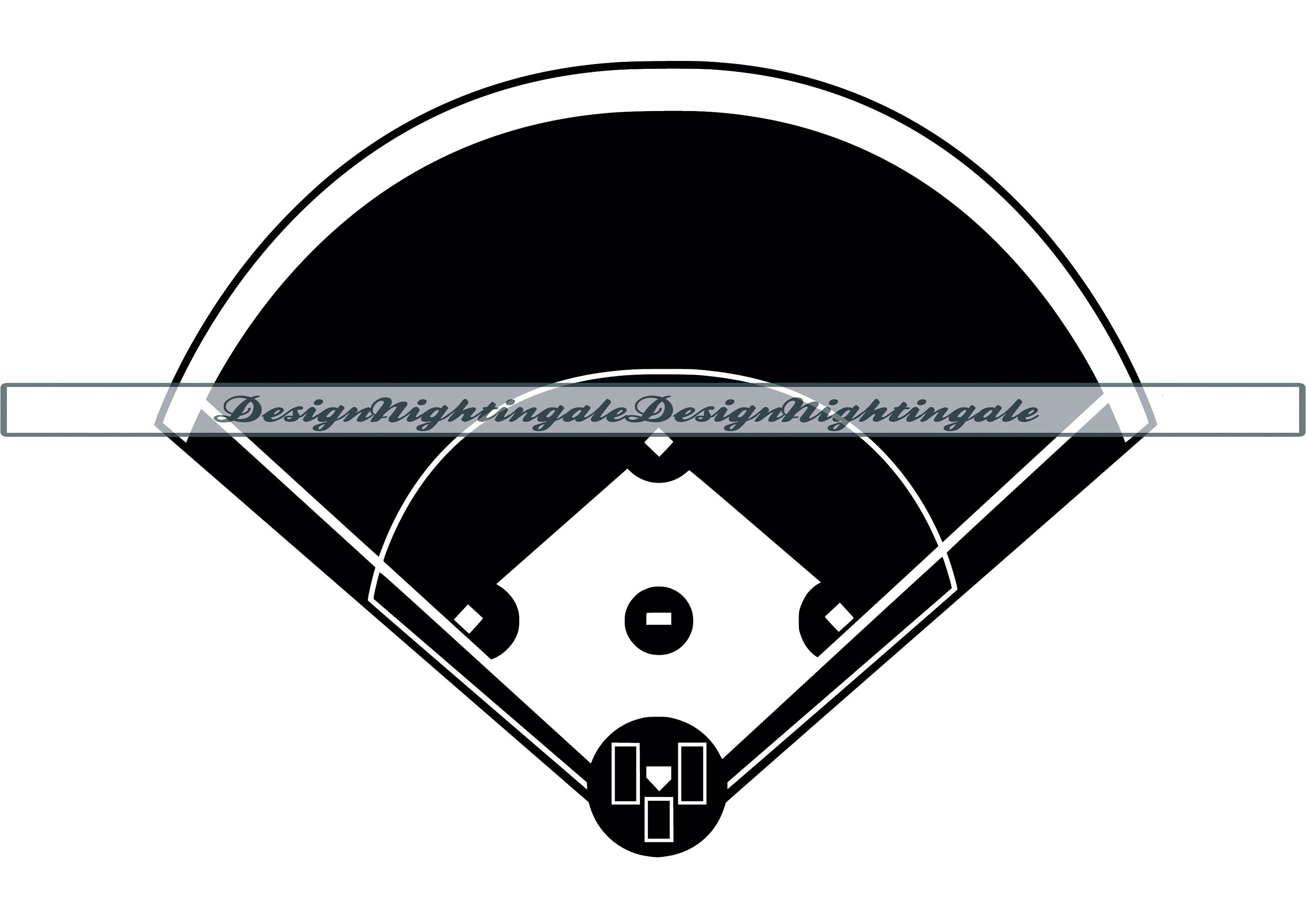 Baseball Field SVG Baseball SVG Baseball Field Clipart - Etsy Schweiz