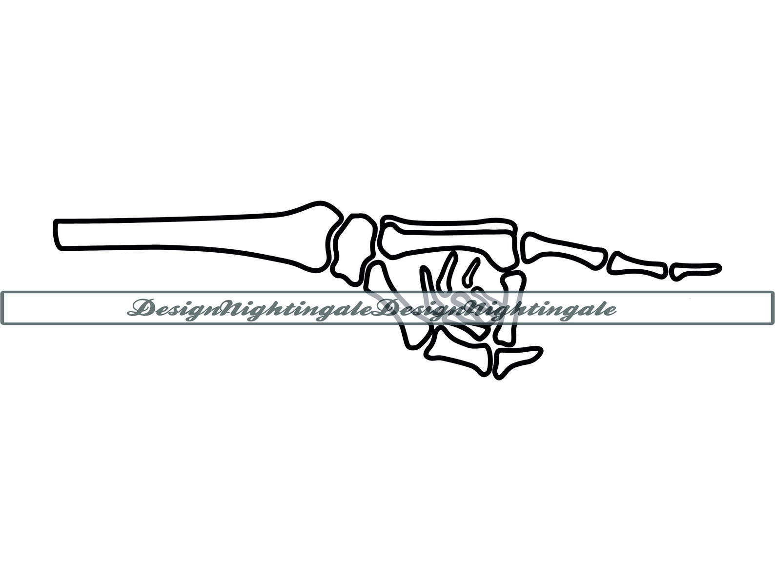 Pointing Skeleton SVG Skeleton Hand SVG Skeleton Hand - Etsy