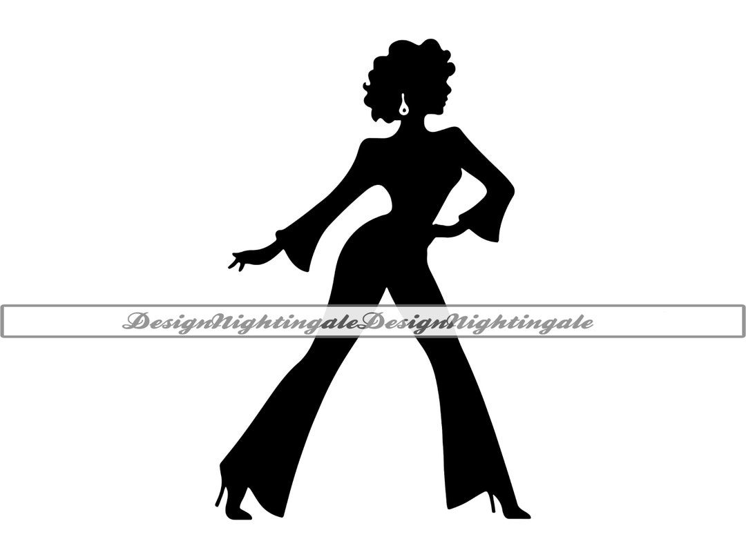 Disco Dancer #3 SVG, Disco Dancing SVG, Disco SVG, Dance Svg, Clipart ...