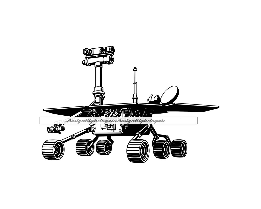 Mars Rover SVG, Space Exploration Clipart (digital Download) - Etsy Canada