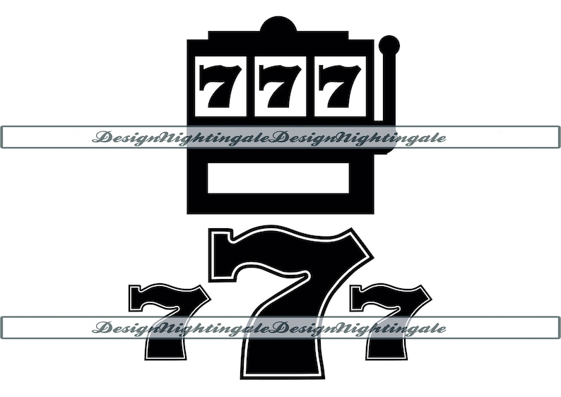 Slot Machine SVG, Lucky Seven SVG, Jackpot SVG, Slot Machine Clipart ...