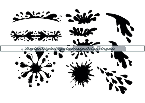 Schwarzer Wassertropfenvektor