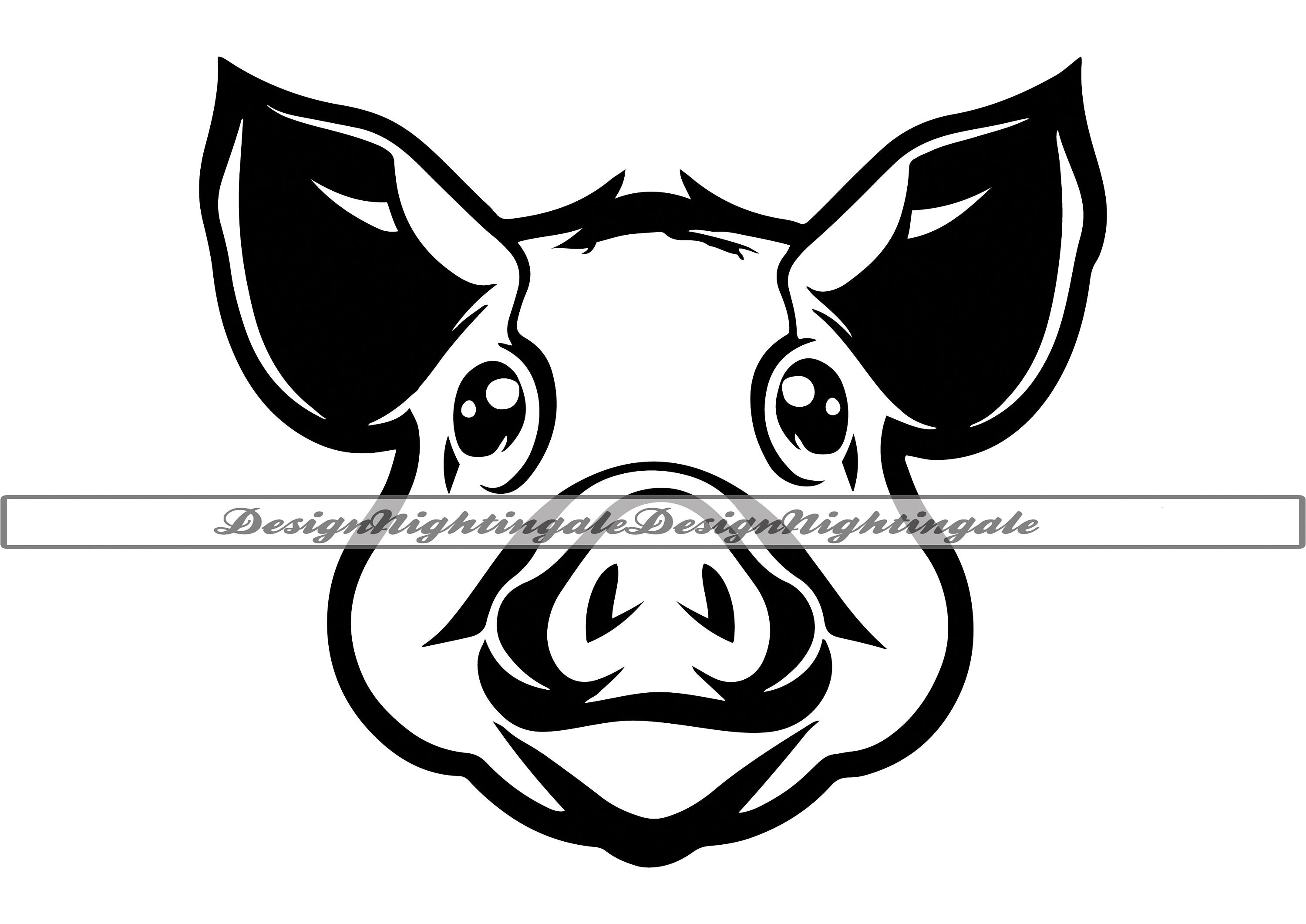 Pig Face Clipart