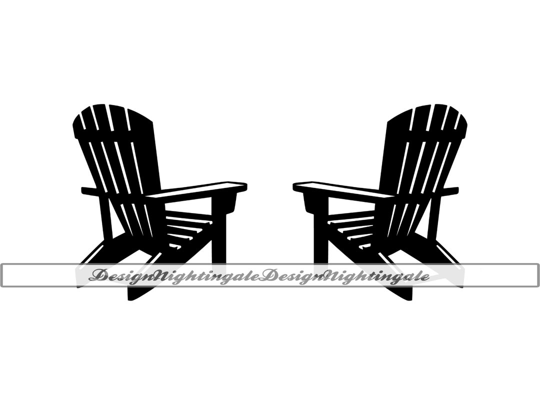 Adirondack Chairs SVG, Lake Chair SVG, Camping Chair SVG, Clipart ...