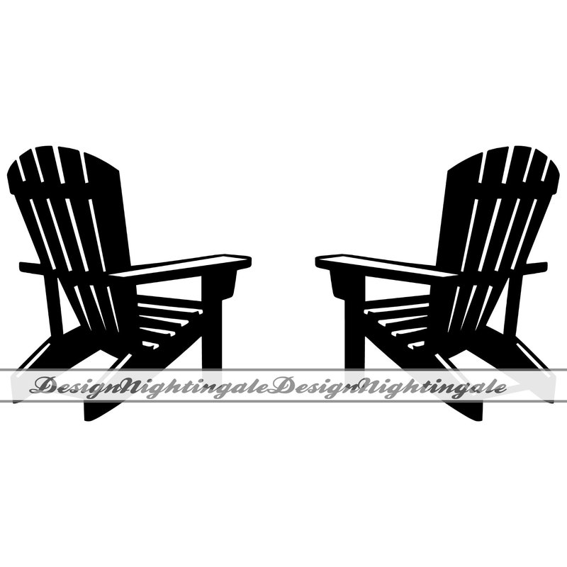 Adirondack Chair Dxf - Etsy