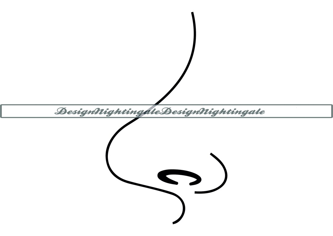Human Nose (svg, Png, Dxf, Eps, Pdf, Jpg), Clipart, Vector - Etsy