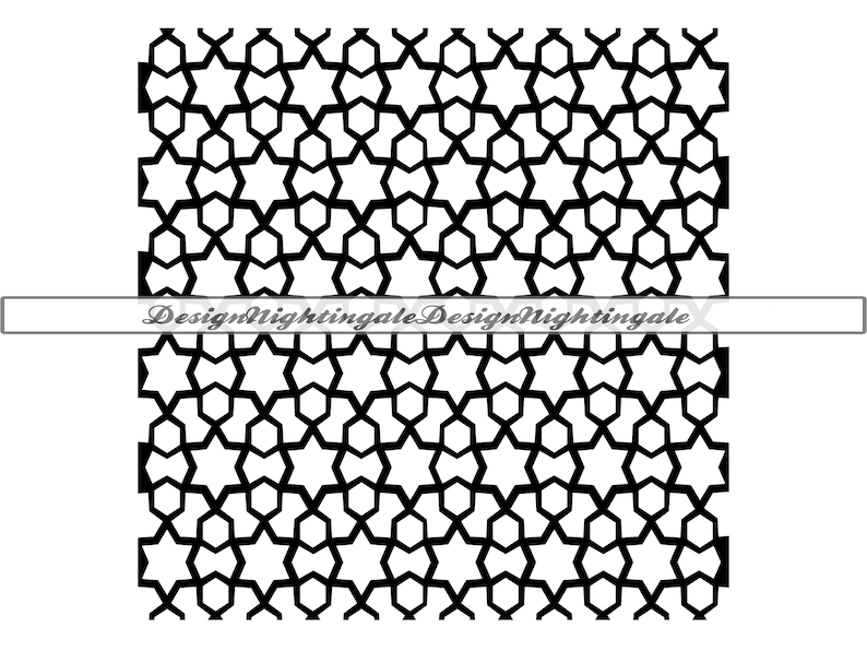 Geometric Islamic Pattern SVG Seamless Islamic Pattern SVG - Etsy
