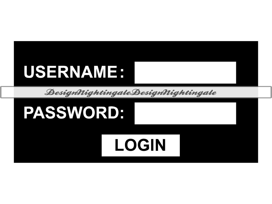 Login and Password SVG, Login SVG, Password SVG, Login Clipart, Login ...