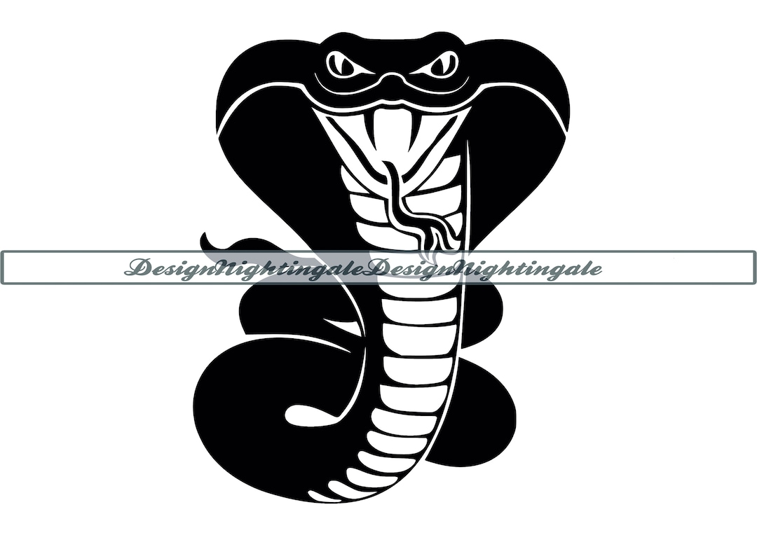Cobra SVG, Snake SVG, Cobra Clipart, Cobra Files for Cricut, Cobra Cut ...