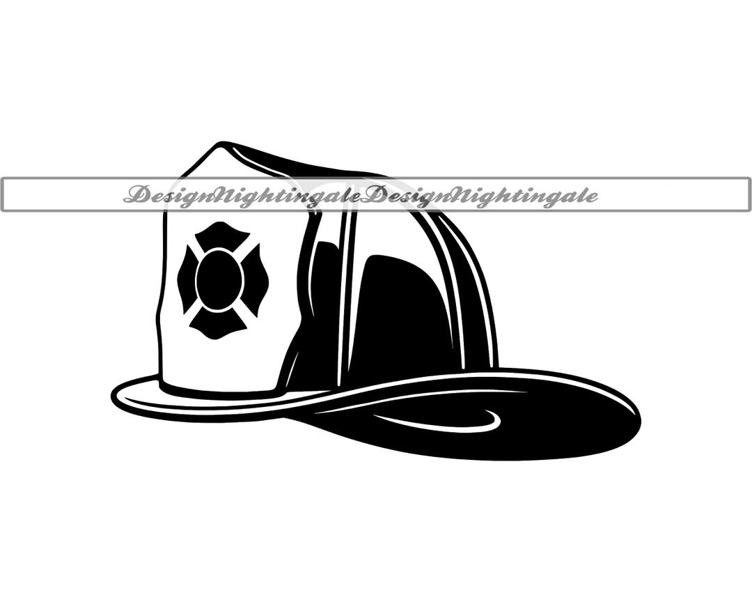 Firefighter Helmet SVG, Fireman Helmet SVG, Fire Helmet SVG, Clipart ...