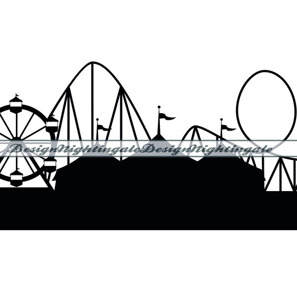 Amusement Park Svg - Etsy