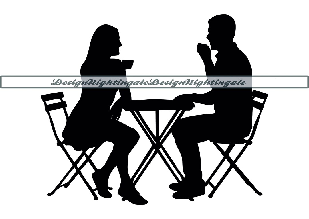 Couple on Date SVG, Date SVG, Dating SVG, Couple on Date Clipart, Files ...