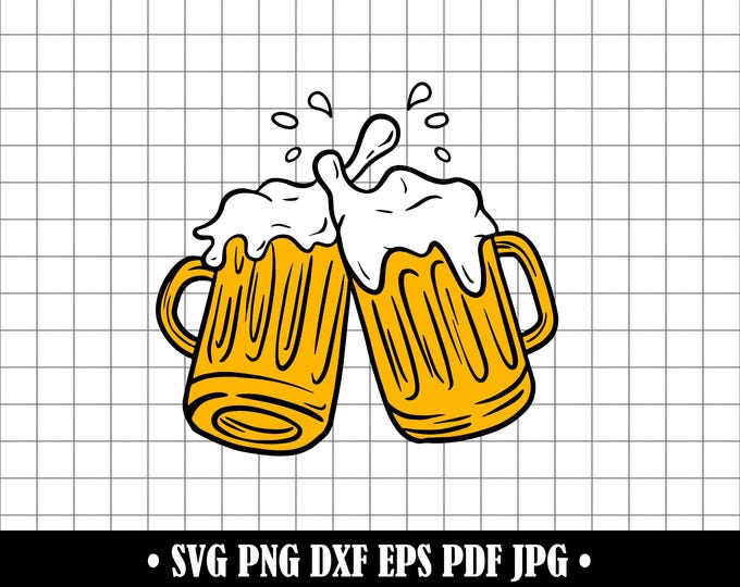 Cheers SVG | Beer SVG | Party SVG | Celebrate Partying Drink Drunk Bar ...