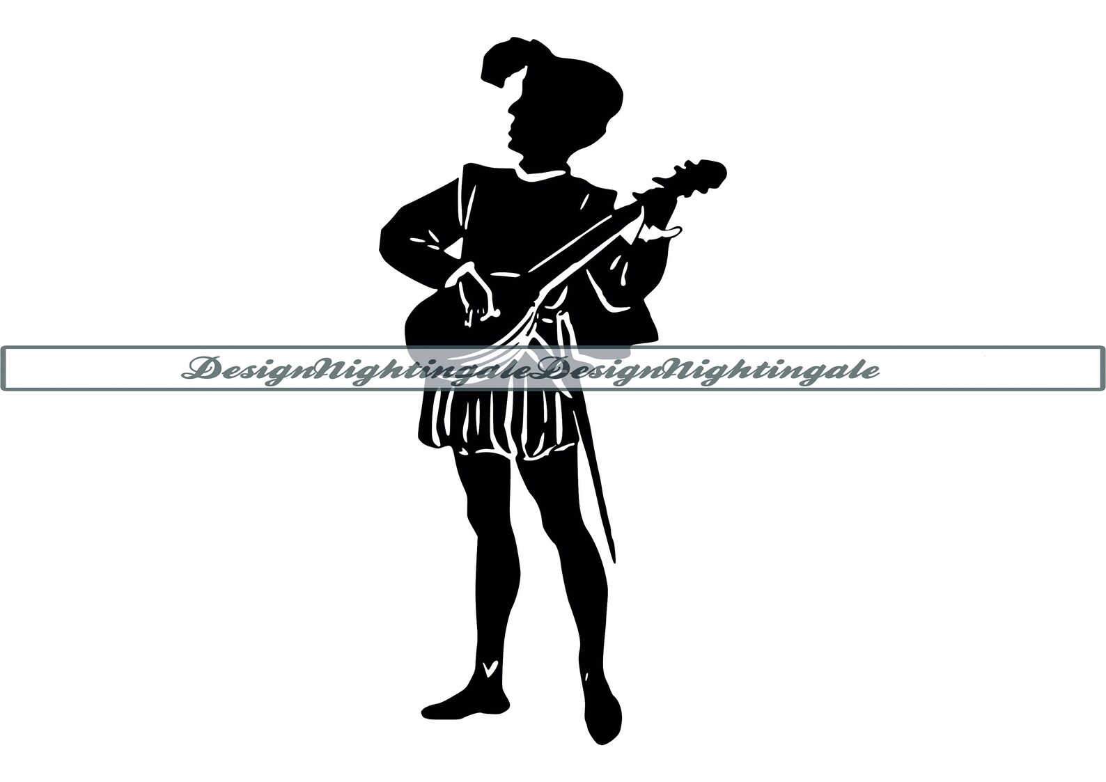 Troubadour 2 SVG Poet Svg Medieval Svg Troubadour Clipart - Etsy