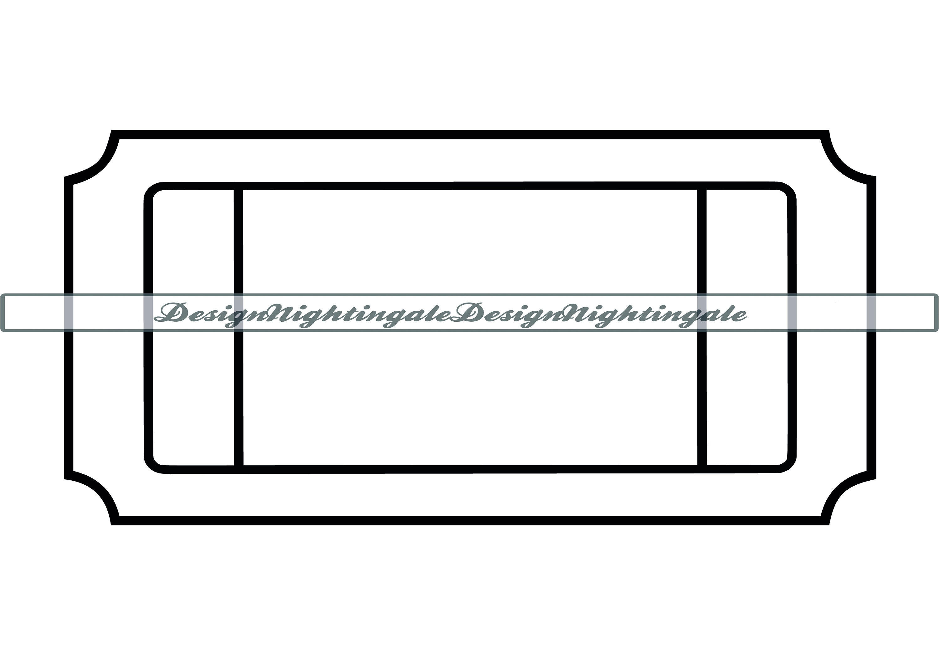 Blank Raffle Ticket Clipart