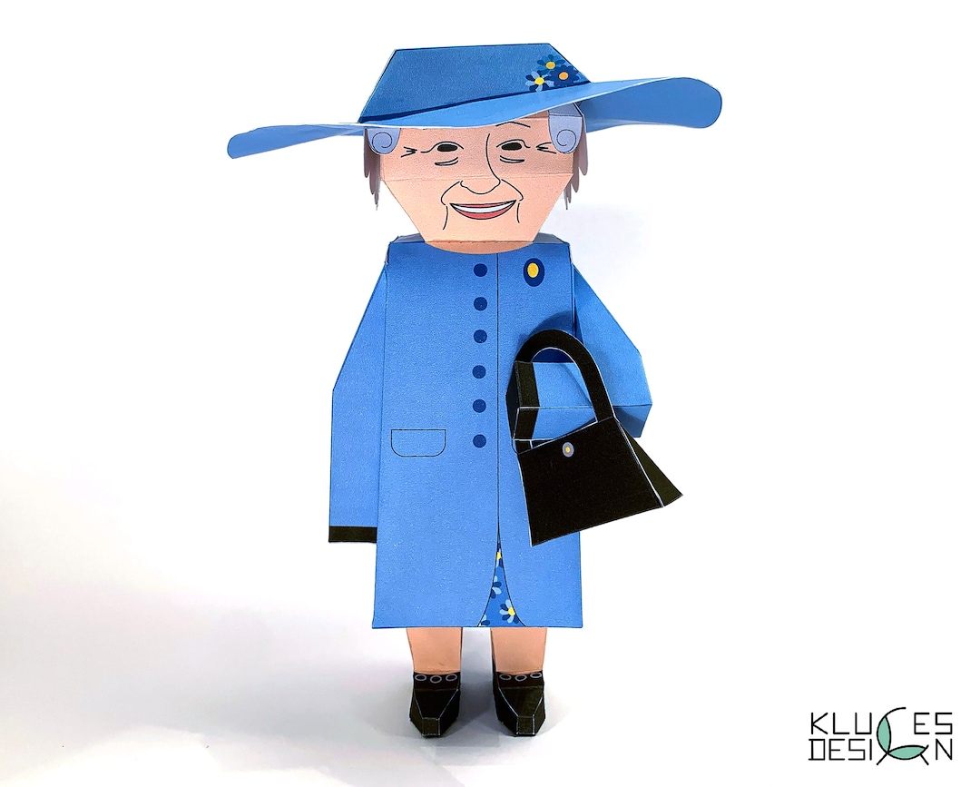 Paper Queen DIY Handicraft Sheet PDF Template 3D Papercraft - Etsy UK