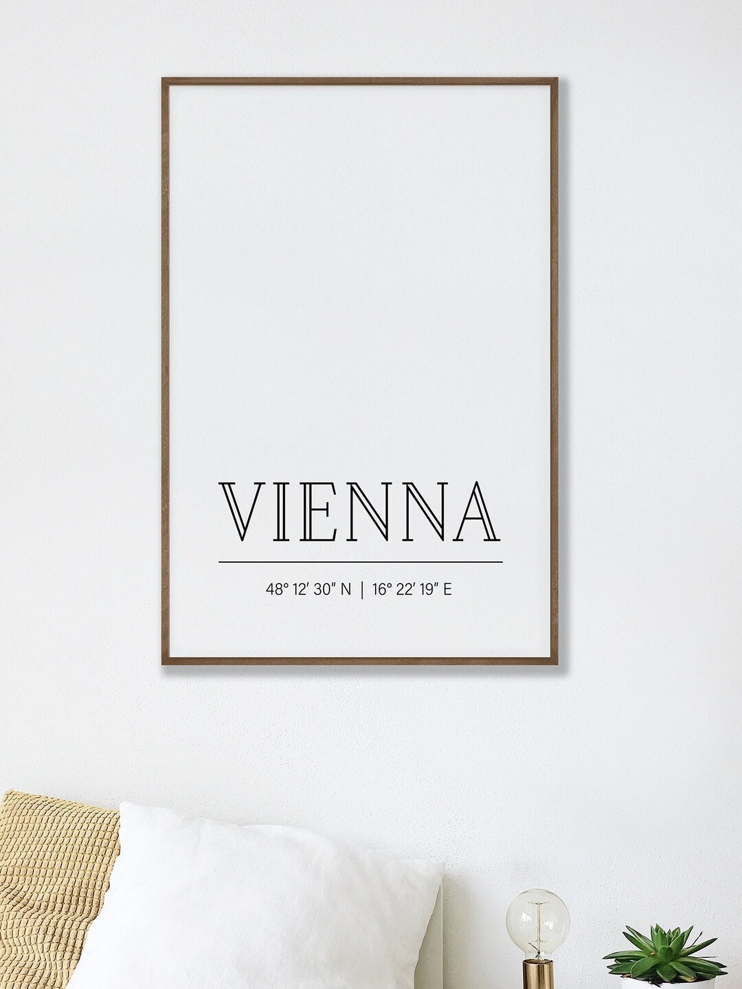 Poster "vienna" | Digital Download | Typography Poster | Minimalist ...
