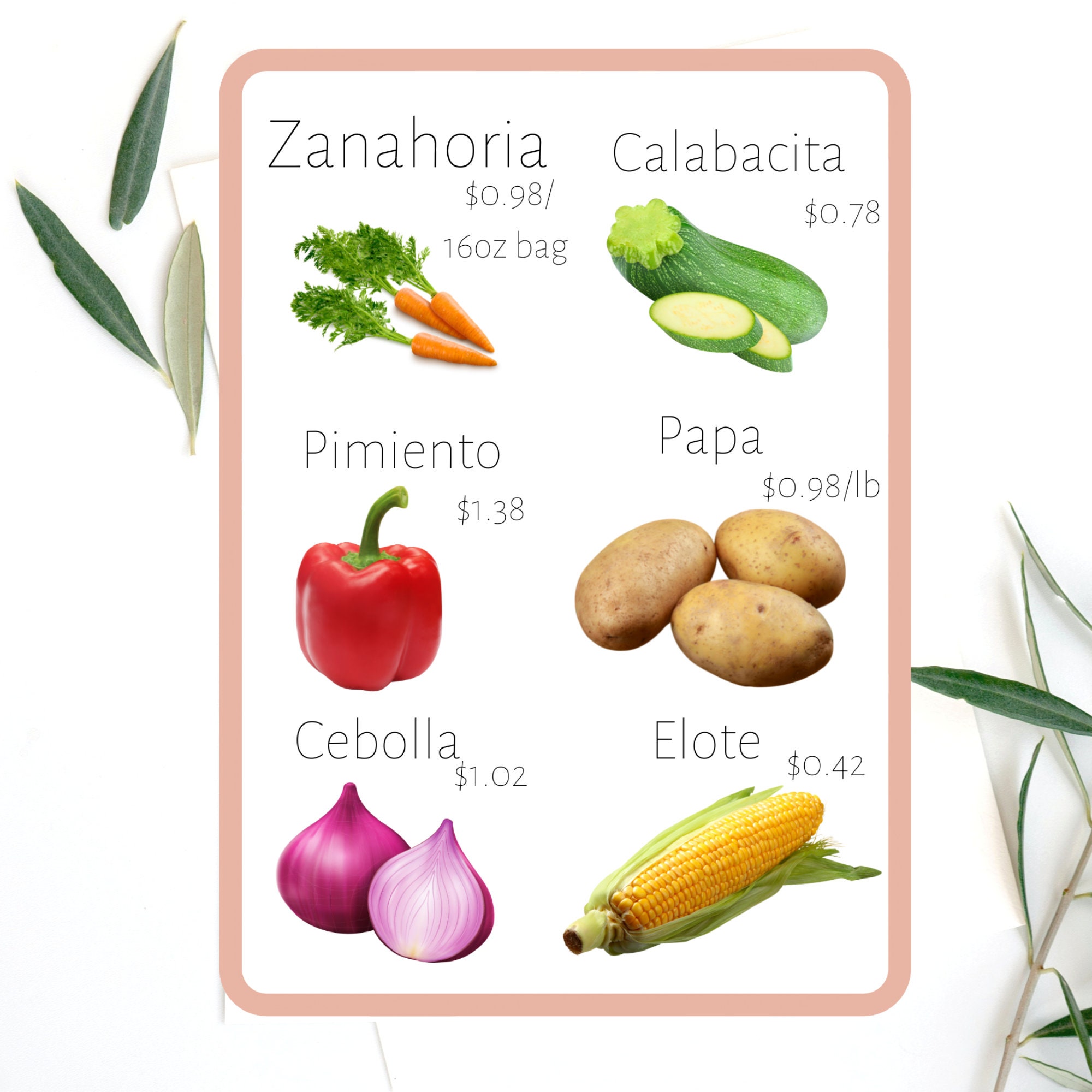 Spanish Grocery Store Print Out- Kids Print Out-flisat Setup- Pretend ...