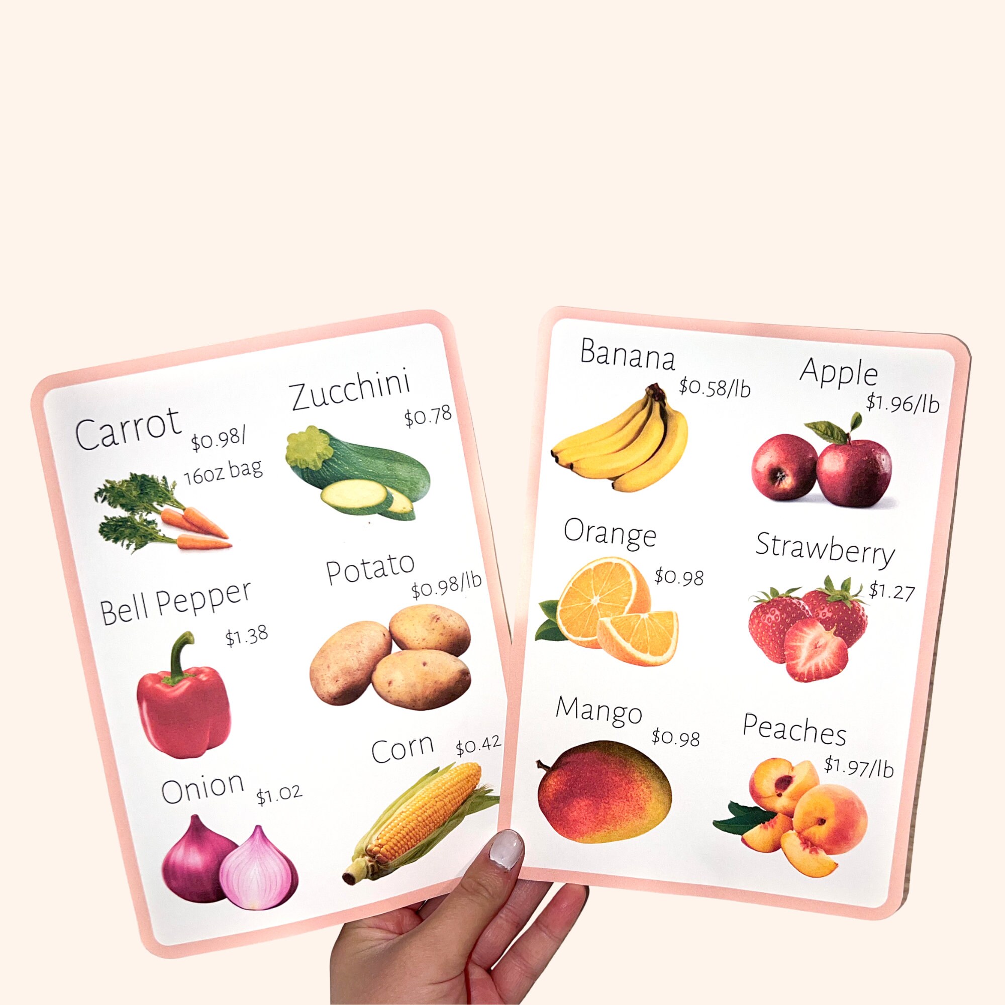 Grocery Store-printable Spanish and English Bundle -flisat Setup ...