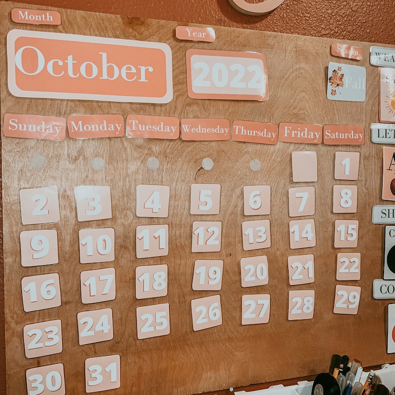 Preschool Morning Calendar 2022-2023- Circle Time- With Seasons ...