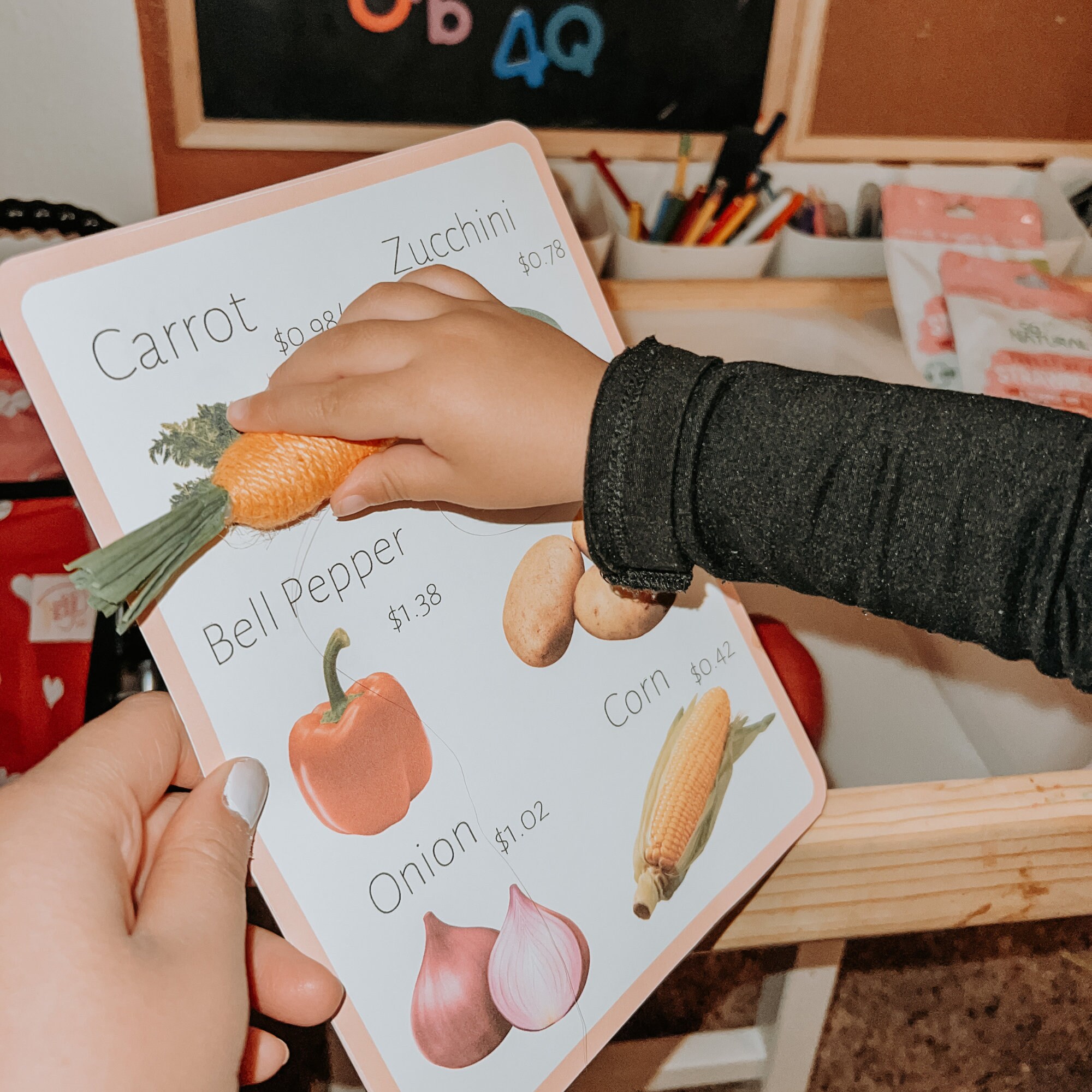 Grocery Store-printable Spanish and English Bundle flisat Setup Pretend ...