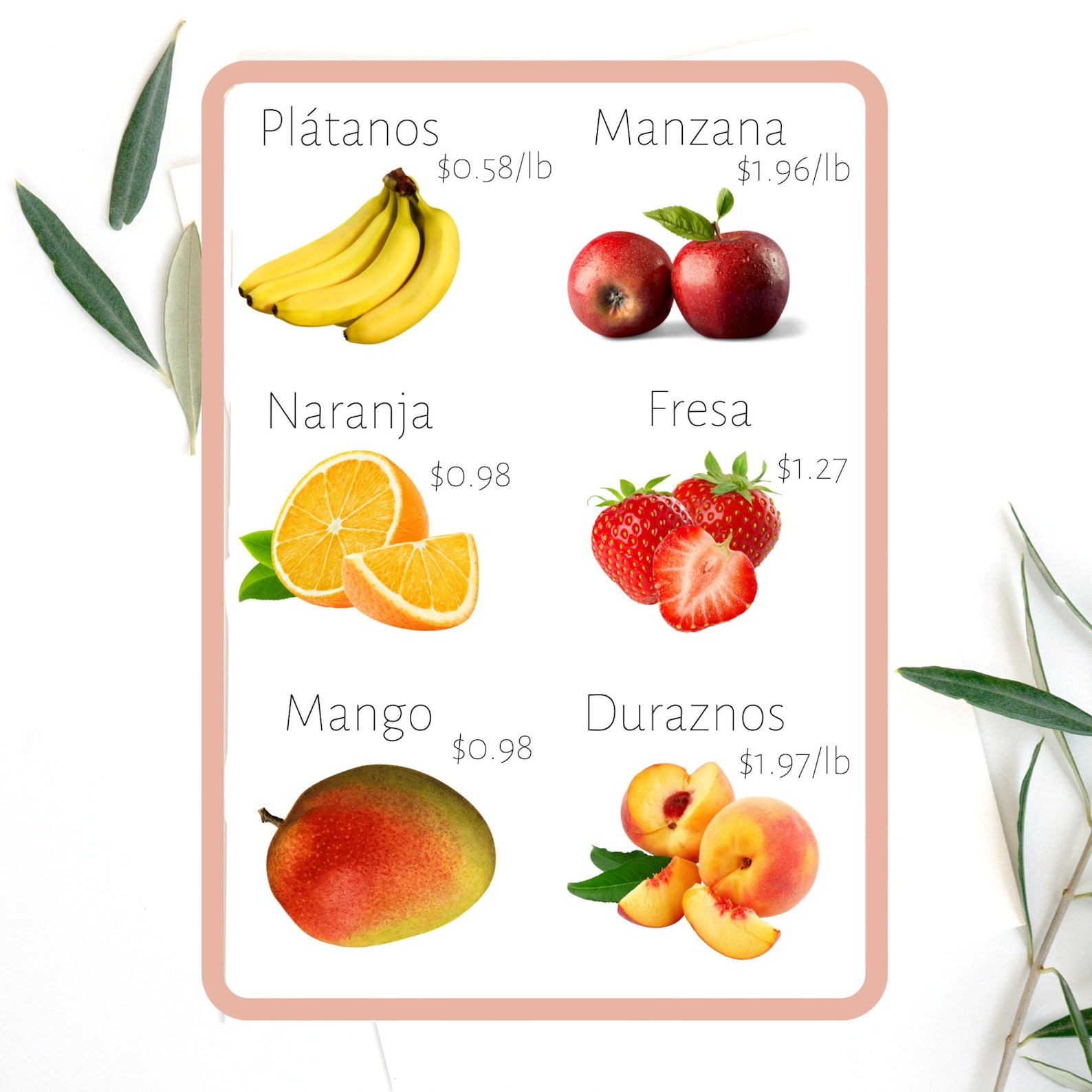 Spanish Grocery Store Print Out- Kids Print Out-flisat Setup- Pretend ...