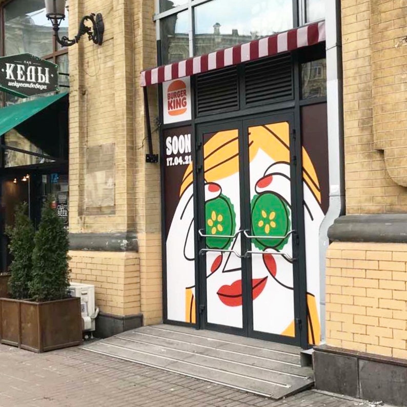 Customizable Window Decal Business Vinyl Decal Window Door - Etsy