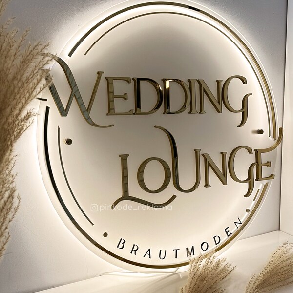 Backlight Logo Sign - Etsy