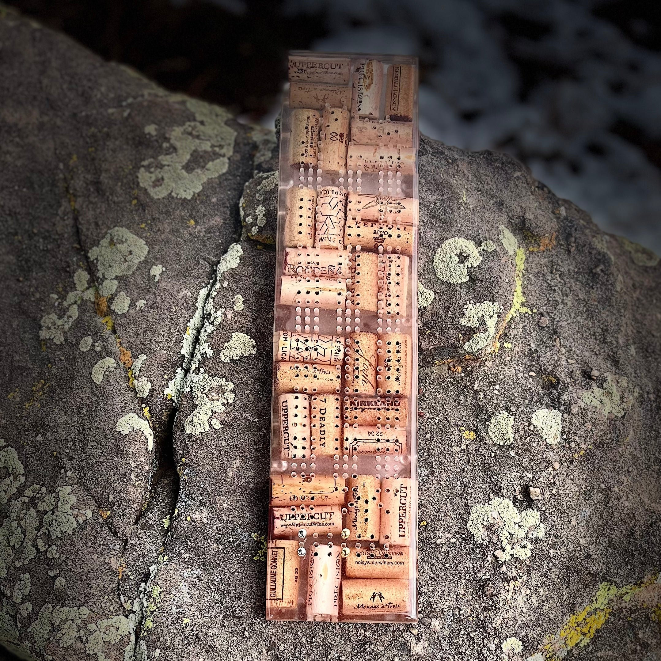 Cribbage Board Wine Cork Board Game Custom Cribbage Board Perfect Gift ...