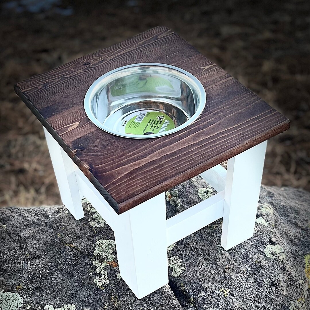 Raised Dog Bowl Stand Pet Station Feeding Station Pet Gift Farmhouse ...