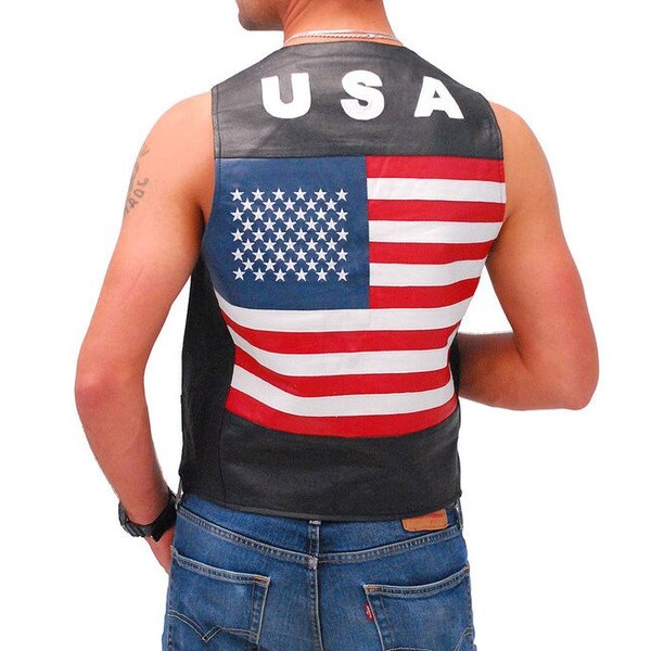 American Flag Vest - Etsy
