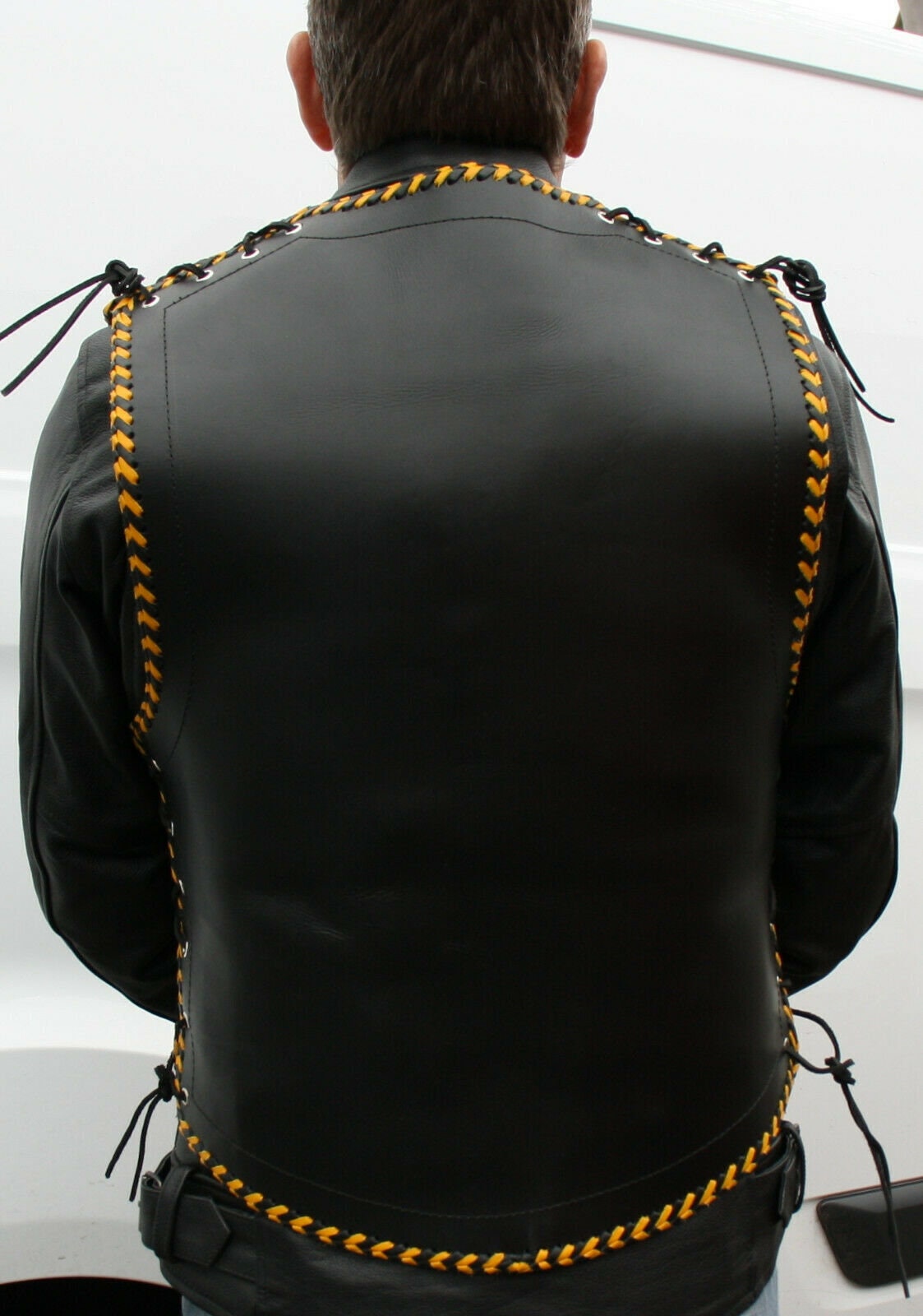 Men's Biker Vest Motorcycle Vest Custom Vest Western - Etsy