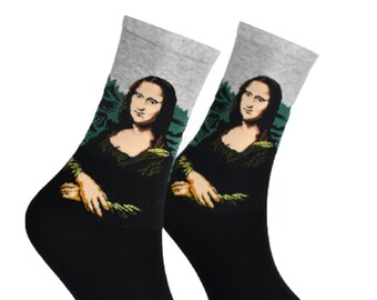 Mona Lisa Socks - Etsy
