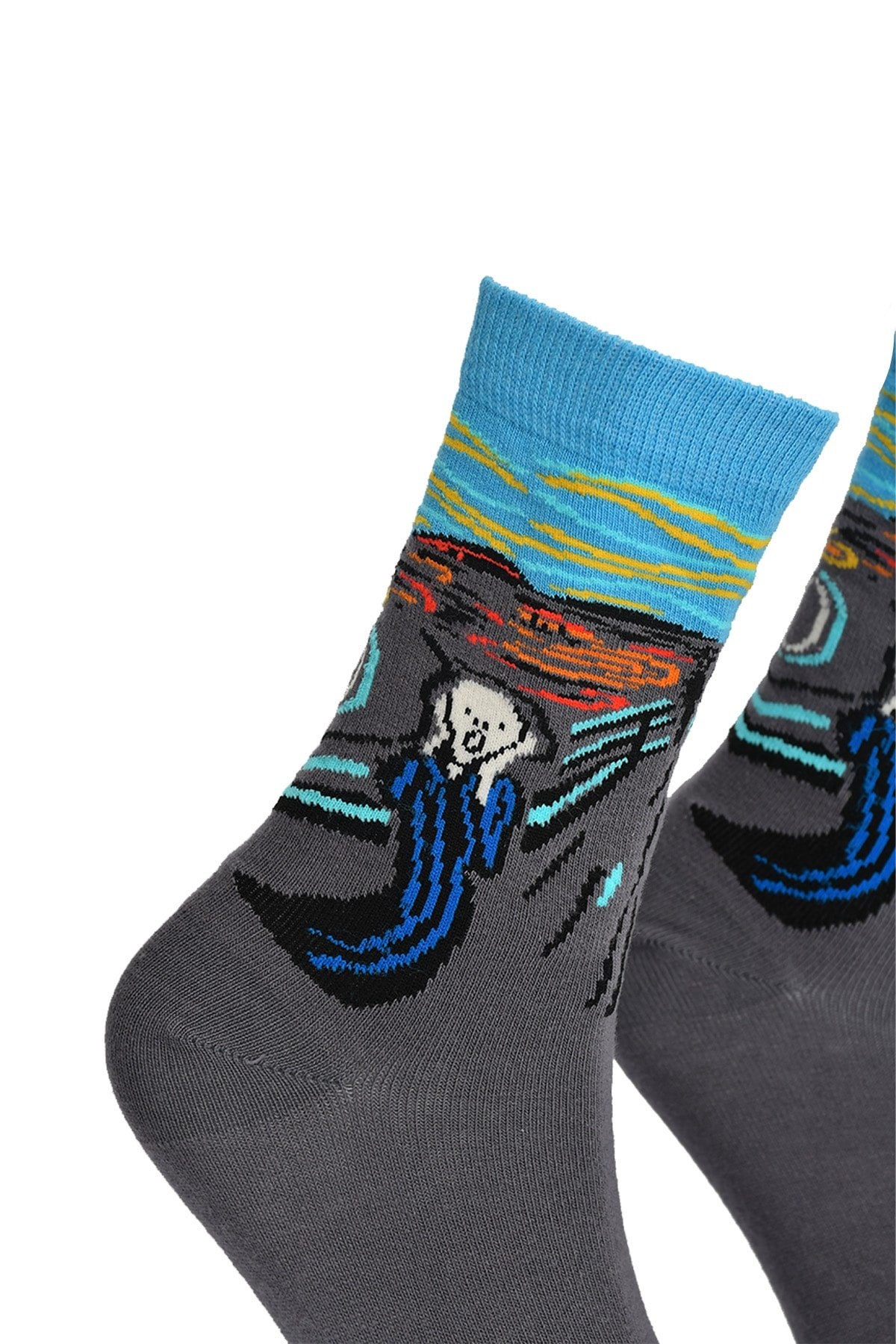 The Scream Socks- Edvard Munch Socks sold by Erik Krueckel | SKU ...
