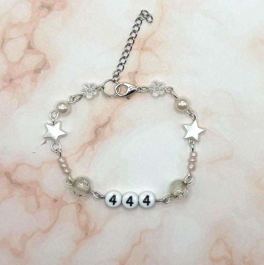 Angel Numbers Customizable Chain and Link Angelic Charm Bracelet - Etsy