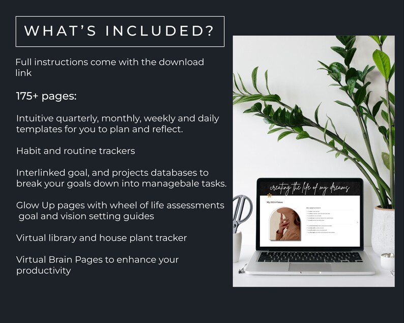 Life Dashboard Notion Template 2024 Life Planner Customisable ...