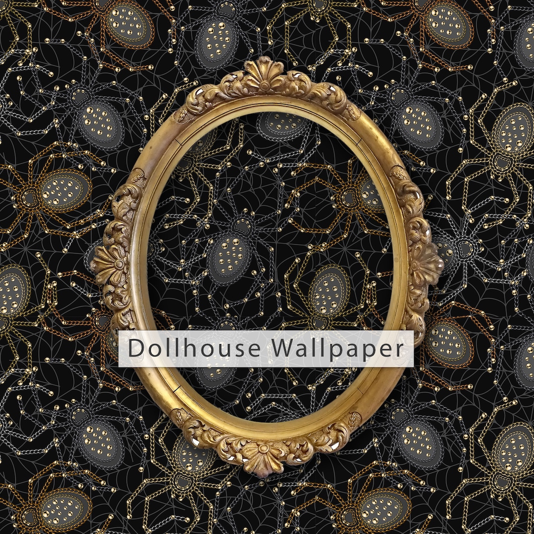 Dollhouse Wallpaper, Haunted Dollhouse, Halloween Gothic Wallpaper ...