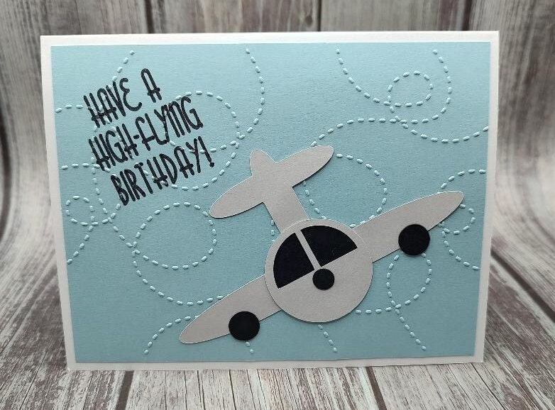 Happy Birthday, Flying by for a Birthday, Airplane - Etsy
